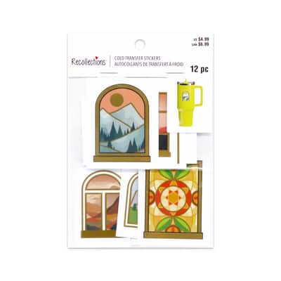 Stained Glass Cold Transfer Stickers by Recollections™ | Michaels