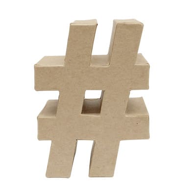 4" Papier Mache Number | Michaels