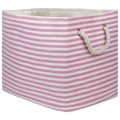 DII® Large Pinstripe Rectangle Woven Paper Storage Bin | Michaels