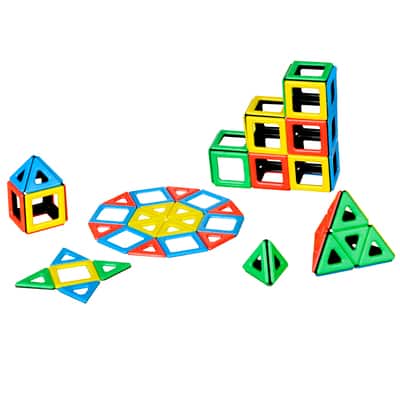 Polydron® Magnetic Squares & Triangles Class Set, 96ct. | Michaels