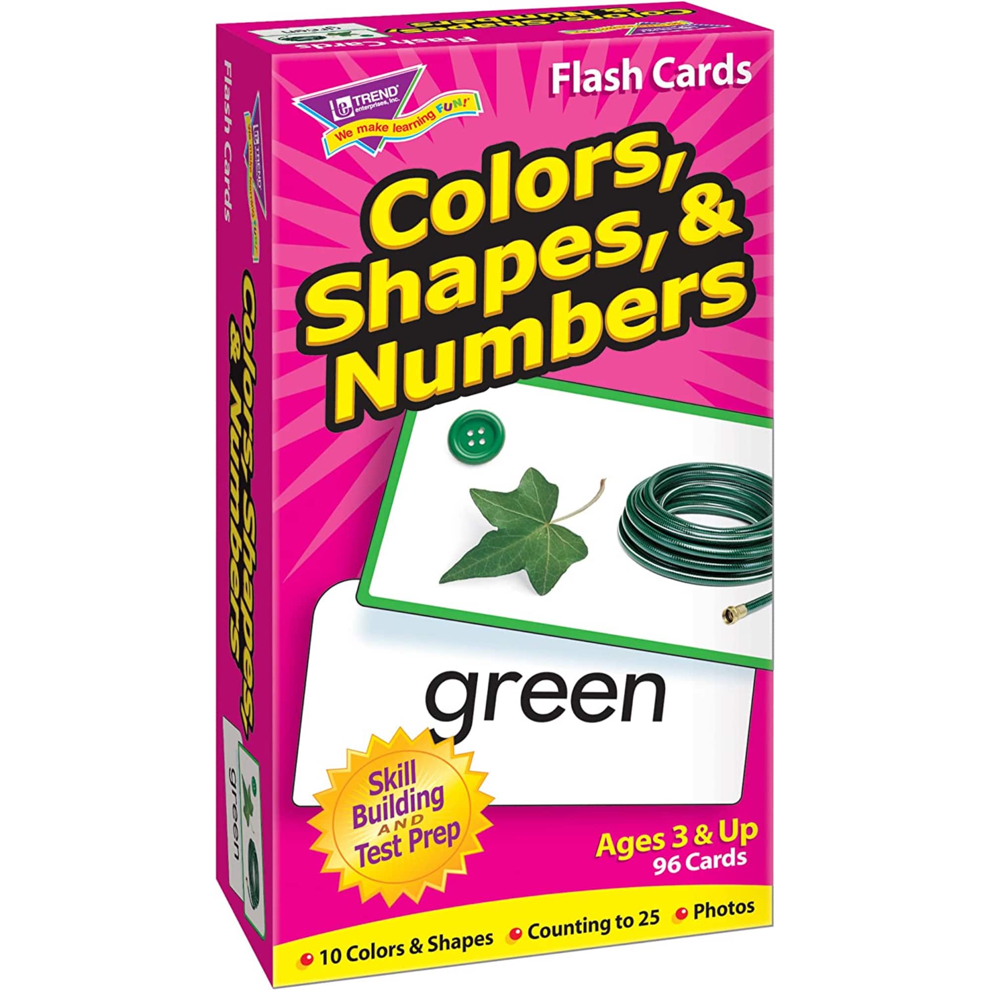 Trend Enterprises® Colors, Shapes, & Numbers Skill Drill Flash Cards ...