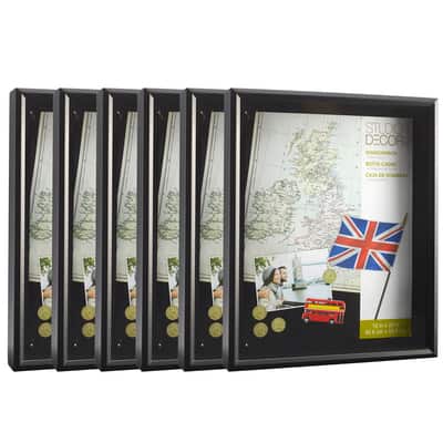 Buy in Bulk - 6 Pack: Black Shadow Box by Studio Décor® | Michaels