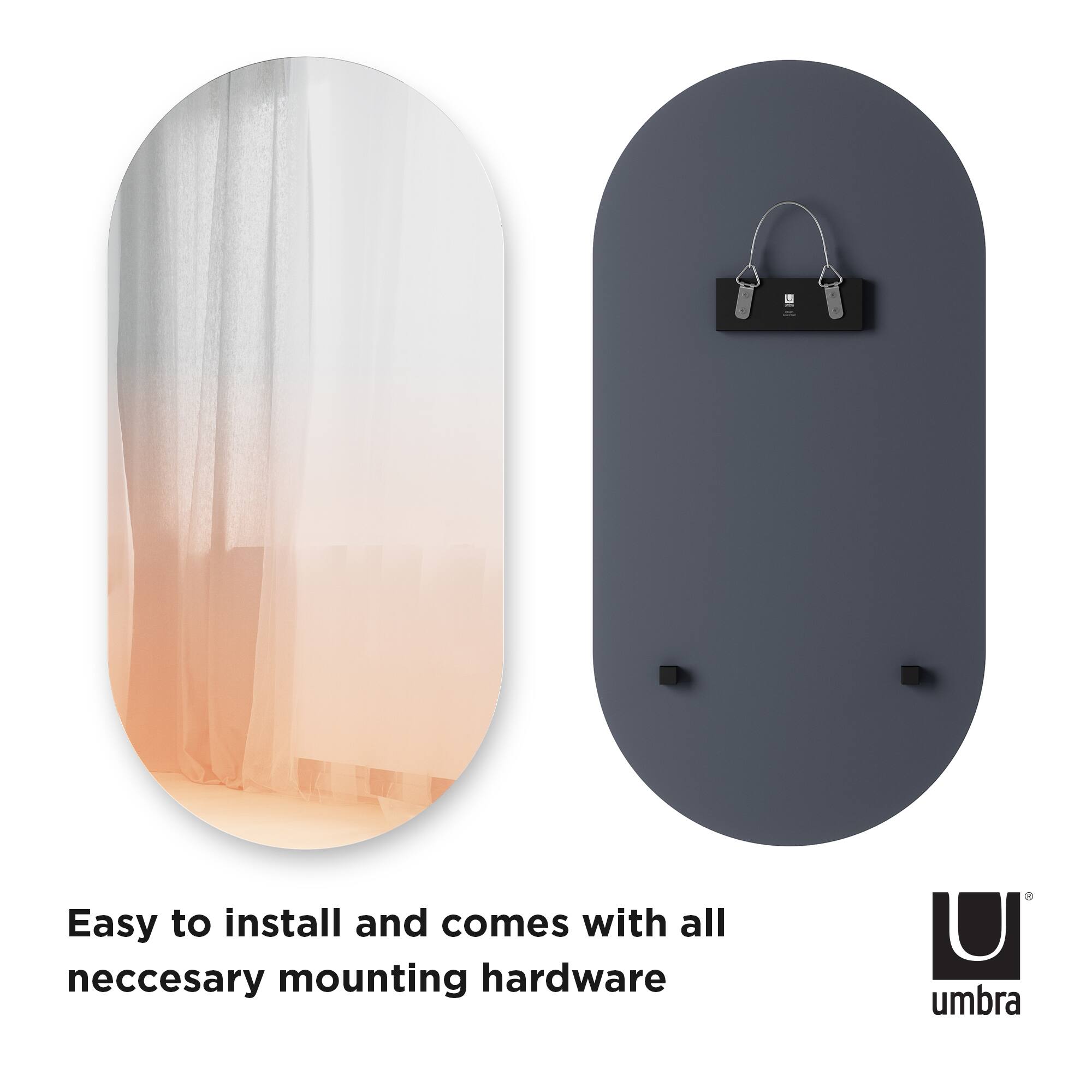 Umbra 36" Copper Misto Oval Mirror | Michaels