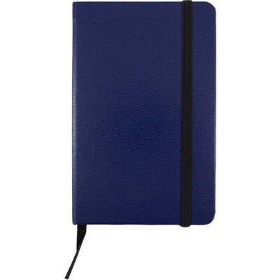 JAM Paper Small Hardcover Notebook with Elastic Band, Color: Blue ...
