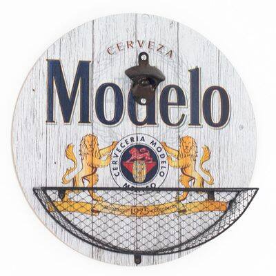 14" Modelo Beer Bottle Opener & Cap Catcher Wall Décor | Michaels
