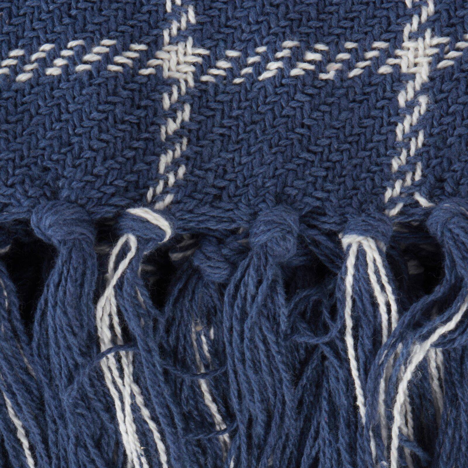 DII® French Blue Checked Plaid Throw | Throws | Michaels