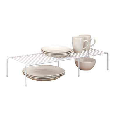 Kitchen Details White Expandable Cabinet Shelf | Michaels