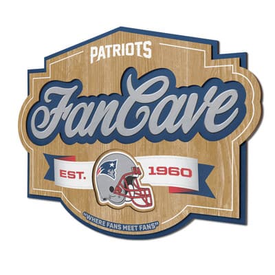 NFL Fan Cave Sign, Color: New England Patriots | Michaels