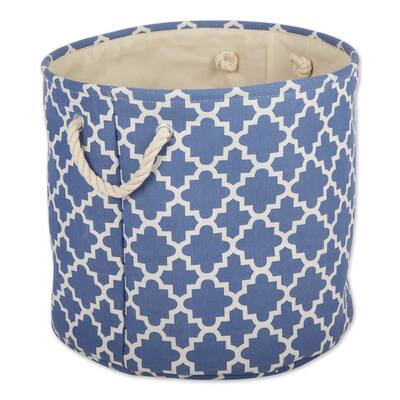 DII® Large Round Polyester Lattice Bin | Michaels