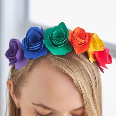 Paper Flower Crown | Projects | Michaels