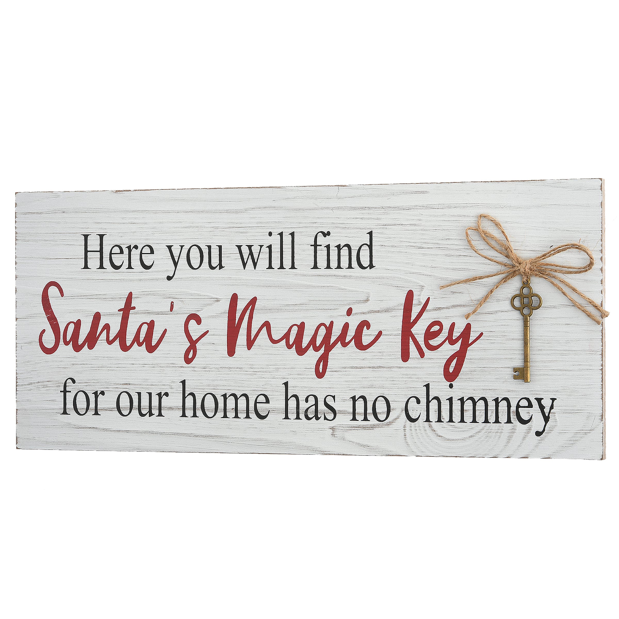 16" Santa’s Key Tabletop Sign | Michaels