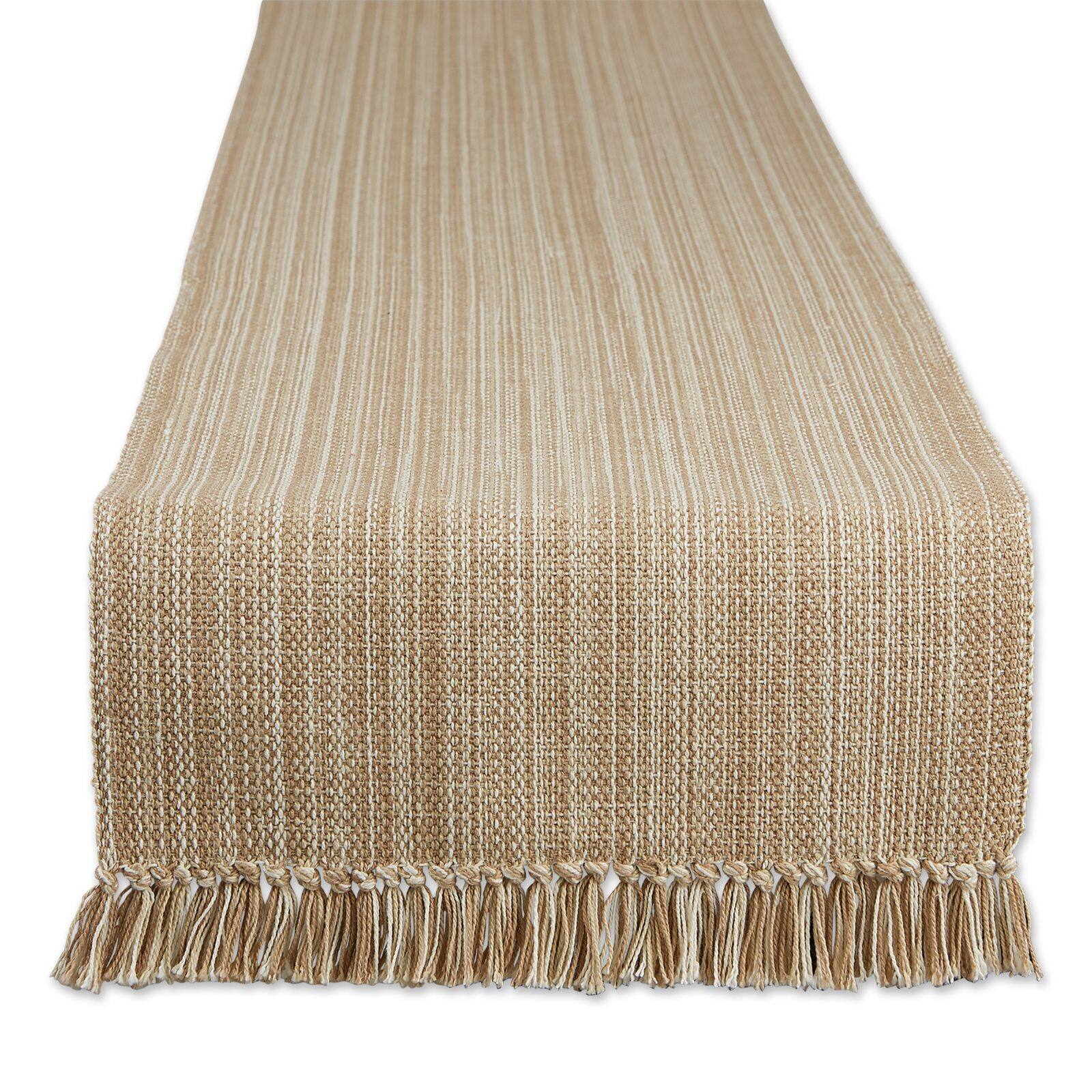 DII® 108" Variegated Fringe Table Runner | Michaels