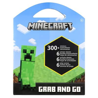Minecraft Grab & Go Sticker Set | Michaels