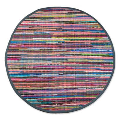 DII® Multicolor Round Rag Rug, 3ft | Michaels