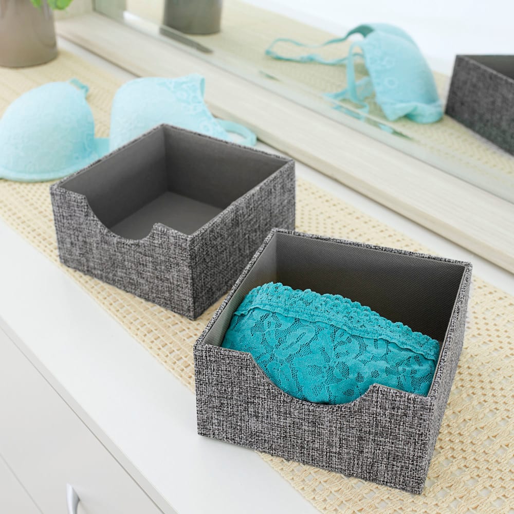 Household Essentials Square Drawer Organizers, 2ct. | Michaels