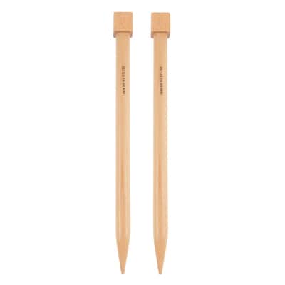 14" Jumbo Wood Knitting Needles by Loops & Threads® | Michaels