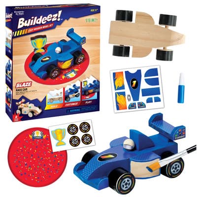 Creativity for Kids® Buildeez!™ Blaze Race Car Wooden Model Set | Michaels