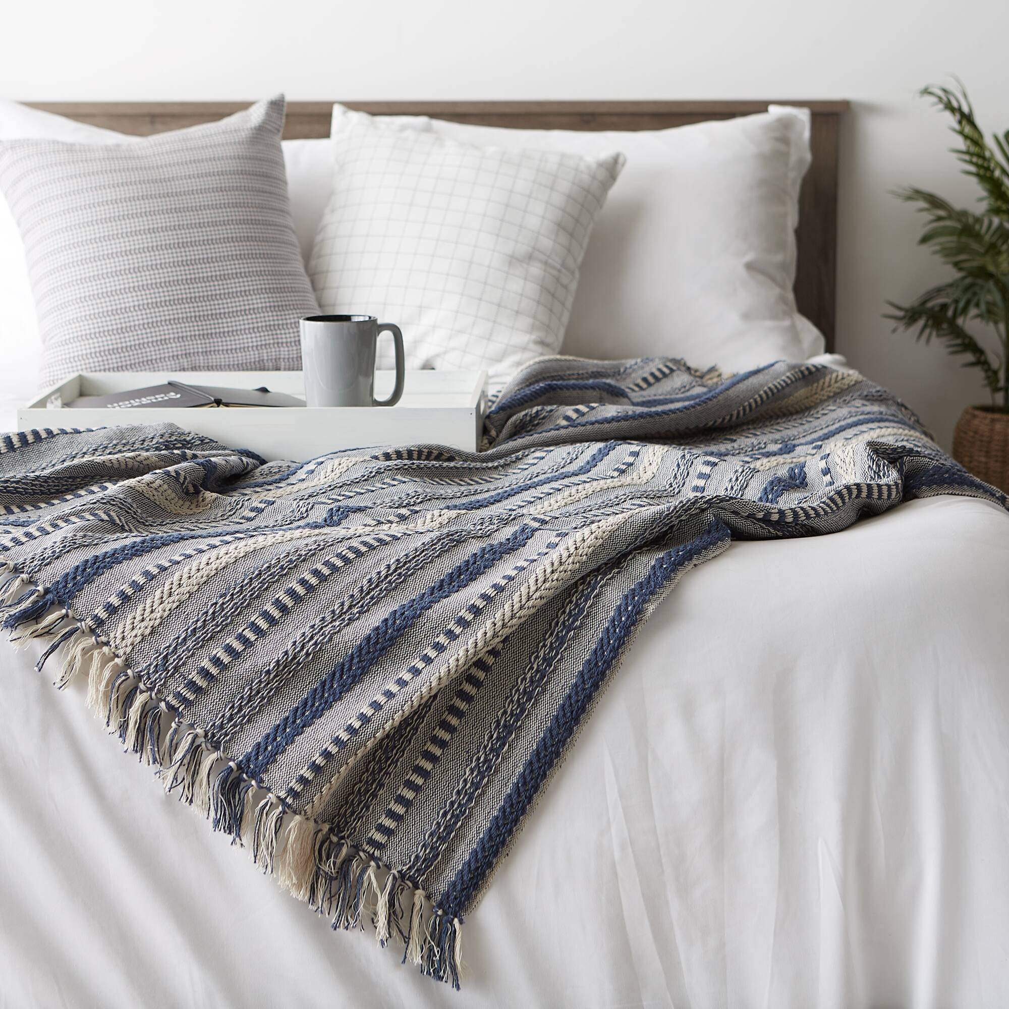 DII® Braided Stripe Throw | Michaels