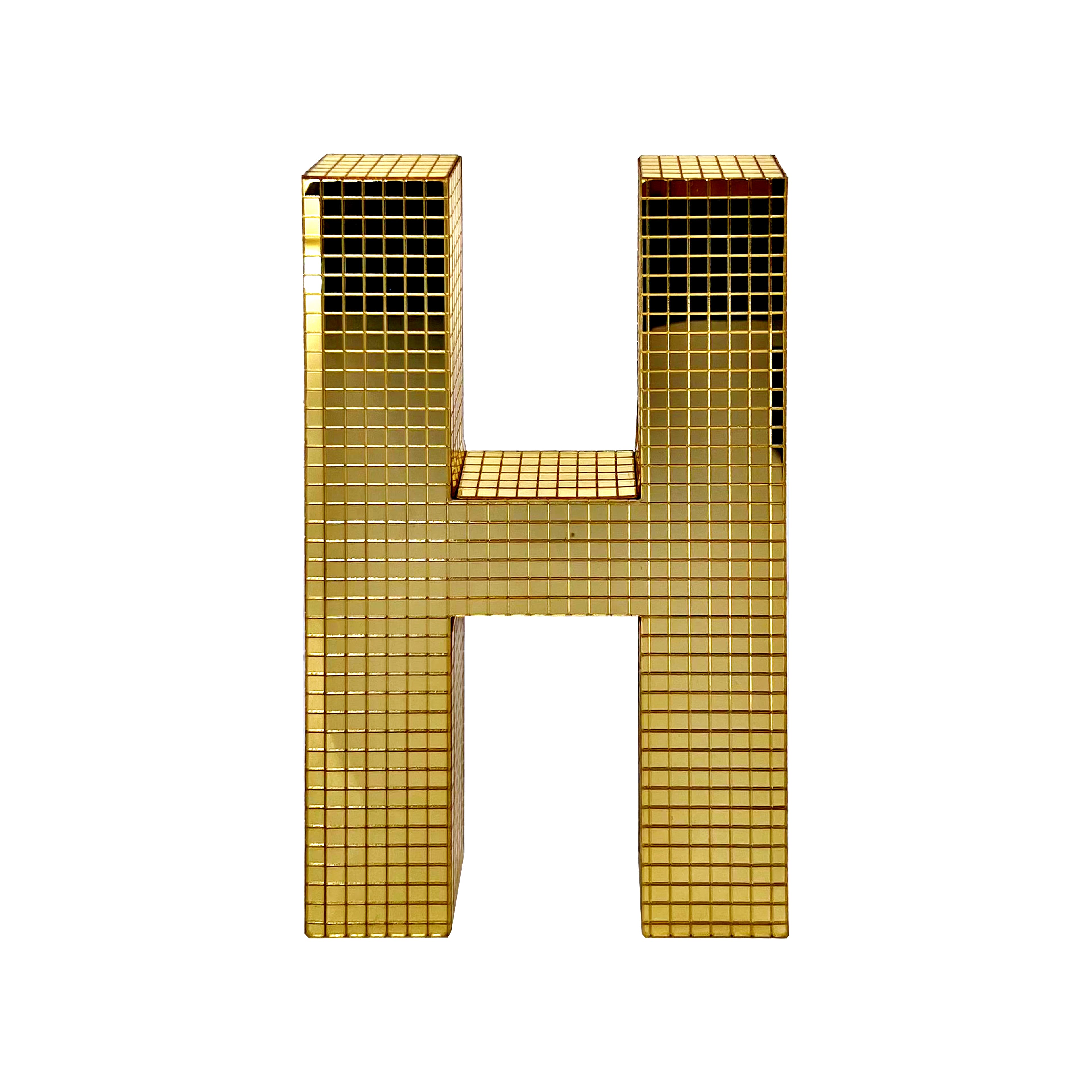 7.75" Gold Disco Tabletop Monogram Letter by Ashland® | Michaels