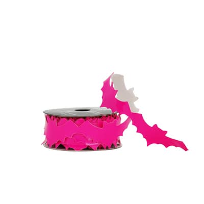 1.5" x 25ft. Hot Pink Bat Trim Ribbon by Celebrate It® Halloween | Michaels