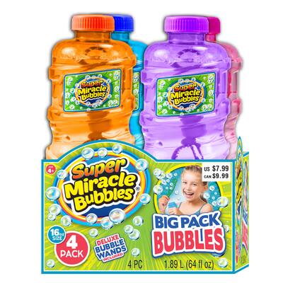 Super Miracle Bubbles® 16oz. Bubbles, 4ct. | Michaels