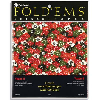 Yasutomo 6'' Yuzen II Origami Paper, 24 Sheets | Michaels