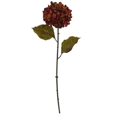 22" Rusty Red Fall Hydrangea Stem, 6ct. | Michaels