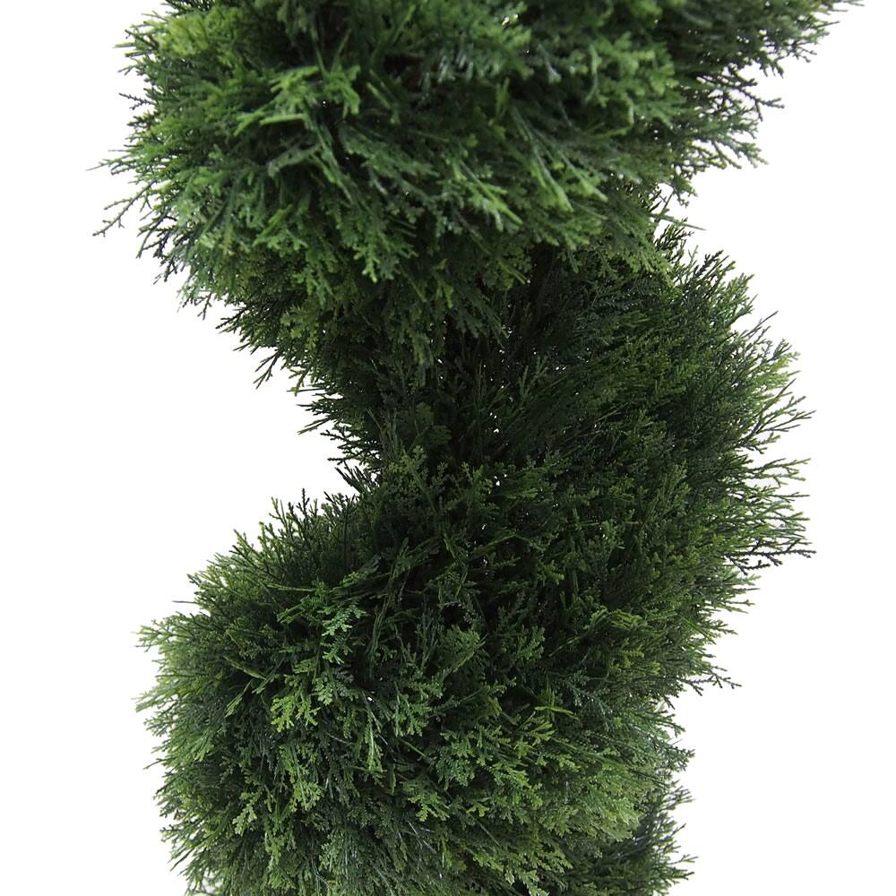 6ft. Potted Green Cedar Spiral Tree | Trees & Floor Plants | Michaels