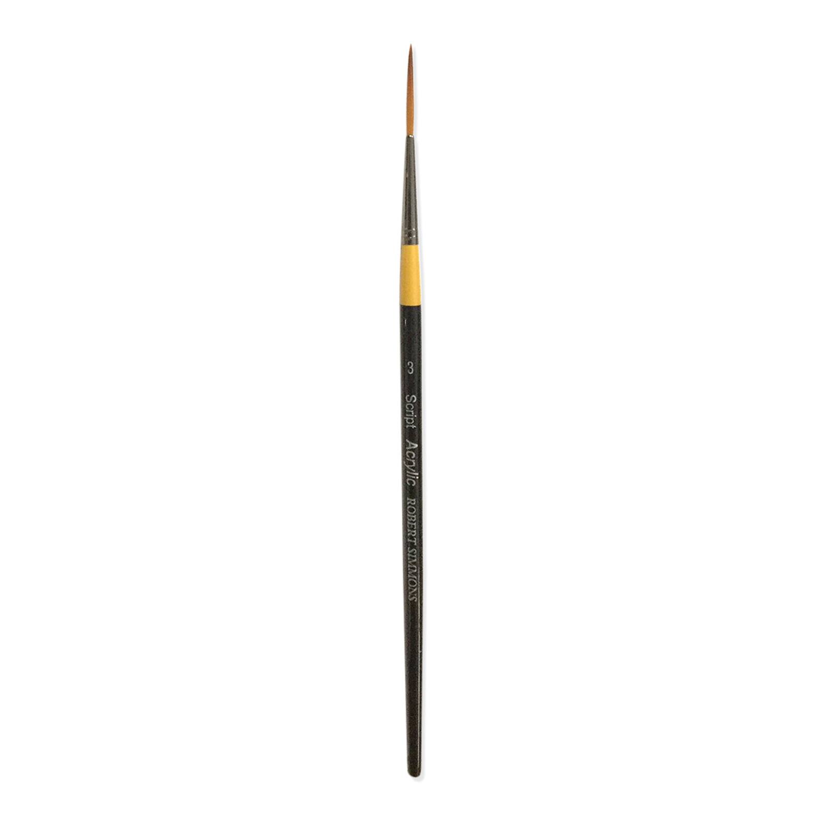 Robert Simmons Acrylic Script Brush, Size 1 | Michaels