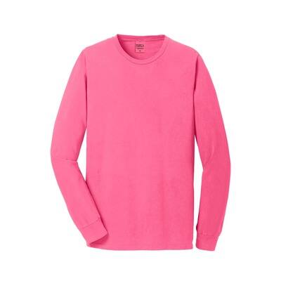 Port & Company® Beach Wash® Colors Garment-Dyed Long Sleeve Tee | Michaels