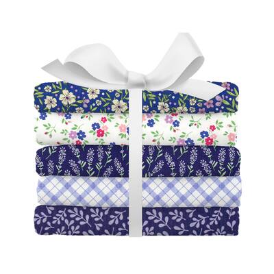 SINGER Purple Floral Field 100% Cotton 5 Piece Bundle | Michaels