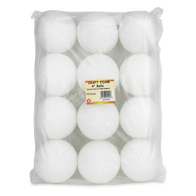 Hygloss® 4" Craft Foam Balls, 12ct. | Michaels