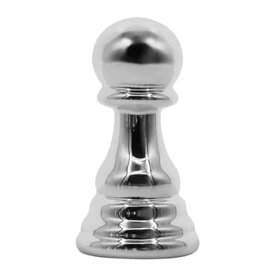 4.5" Silver Pawn Ceramic Tabletop Chess Piece by Ashland® | Michaels
