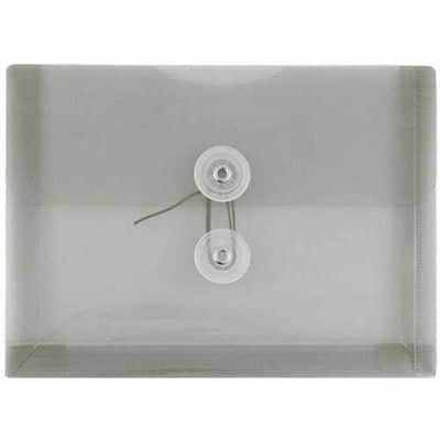 JAM Paper 5.25" x 7.5" Booklet Plastic Envelopes with Button and String Closure, 24ct. | Michaels