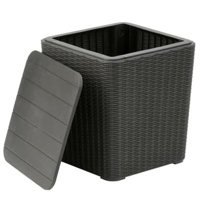 Arendal Collection 16" Gray All-Weather Storage Box | Michaels