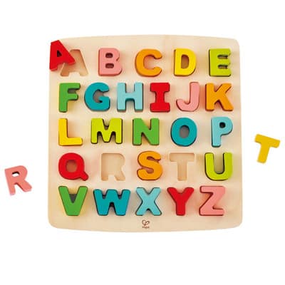 Hape Alphabet Wooden Blocks Learning Puzzle | Michaels