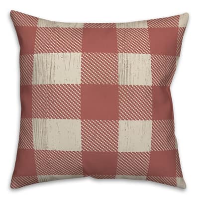 Red Buffalo Check Throw Pillow | Michaels