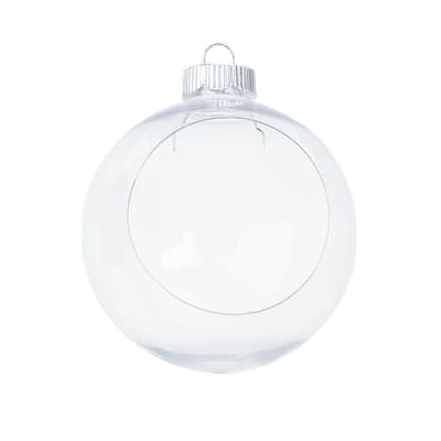 4" DIY Plastic Open Ball Ornament by Make Market® | Michaels