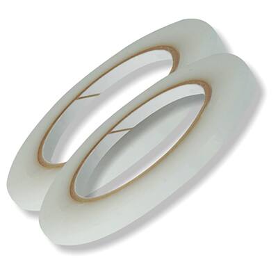 JAM Paper 0.25" Clear Floral Accessories Waterproof Container Tape, 2ct ...