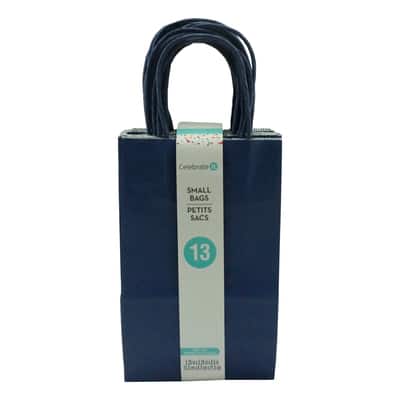 Buy in Bulk - 8 Packs: 13 ct. (104 total) Small Solid Gift Bags by ...