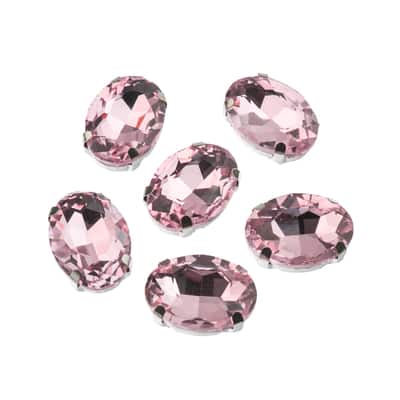 John Bead Crystal Lane 18mm Sew-On Rhinestones, 6ct. | Michaels