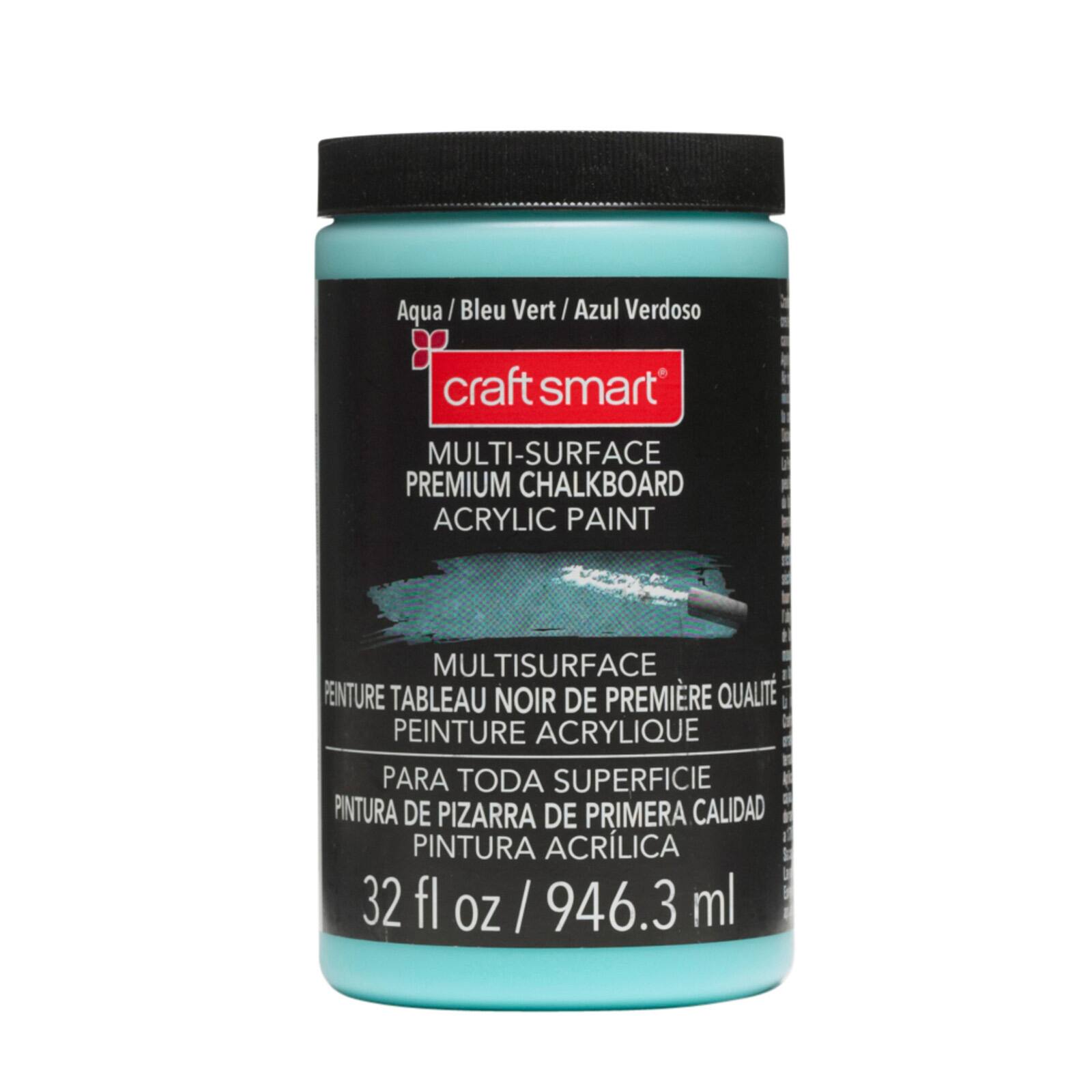 6 Pack: Multi-Surface Premium Chalkboard Acrylic Paint by Craft Smart ...