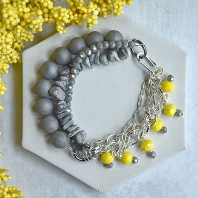 Bead Stringing Wire and Chain Bracelet | Projects | Michaels