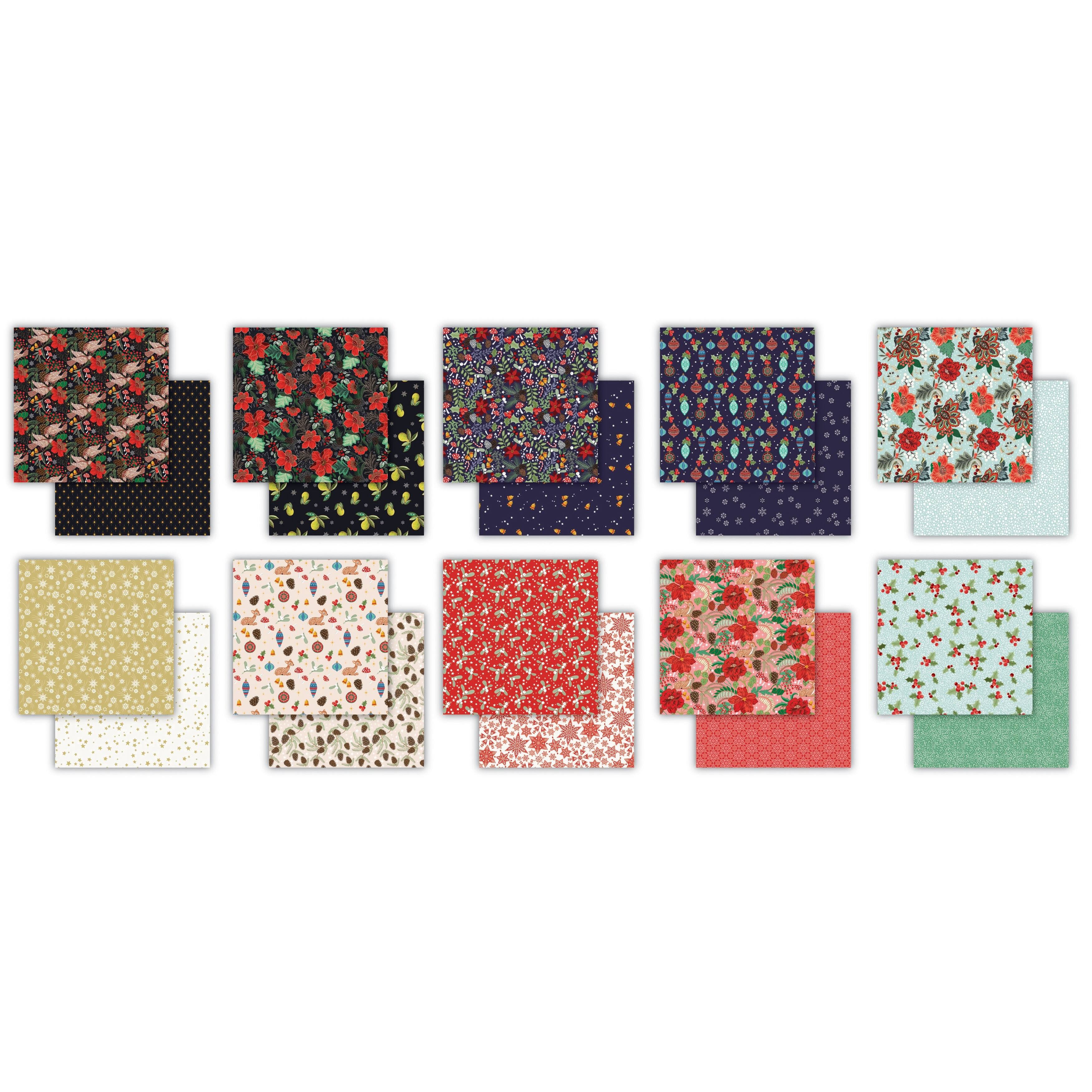 Craft Consortium Linsey Kelly Tis the Season Double-Sided Paper Pad, 6 ...