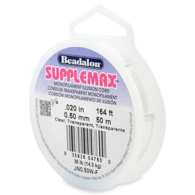 Beadalon® SuppleMax™ Clear Stringing Cord | Michaels