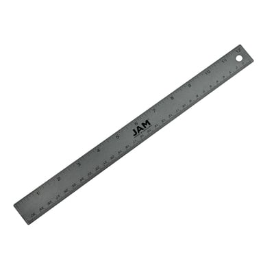 JAM Paper Metallic Stainless Steel Rulers, 12ct. | Michaels