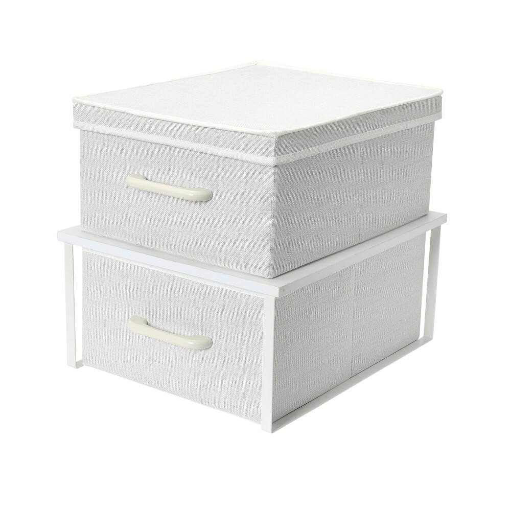 Household Essentials Stacking Storage Boxes Set | Michaels