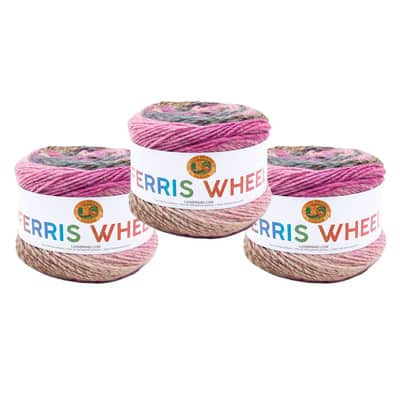 3 Pack Lion Brand® Ferris Wheel Yarn, Color: Wild Violets | Michaels