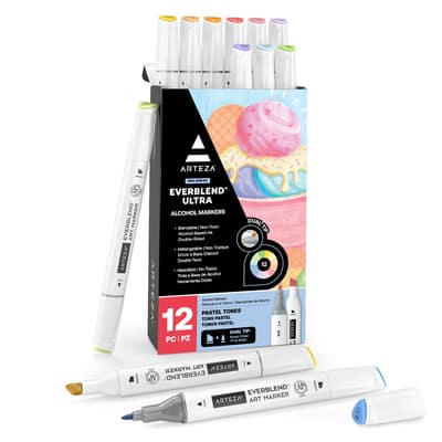 Arteza® EverBlend® Ultra Pastel Dual Tip Alcohol Marker Set | Michaels