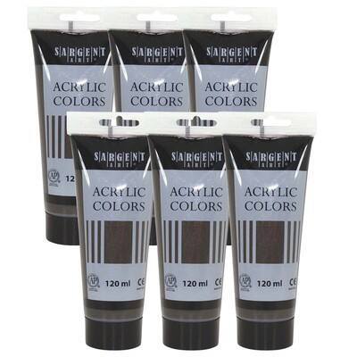Sargent Art® Acrylic Paint, 120 mL, 6ct., Color: Raw Umber | Michaels